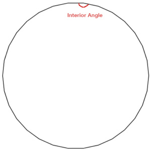Pi Day 2022: a regular 30 sided polygon. - Geometiles®